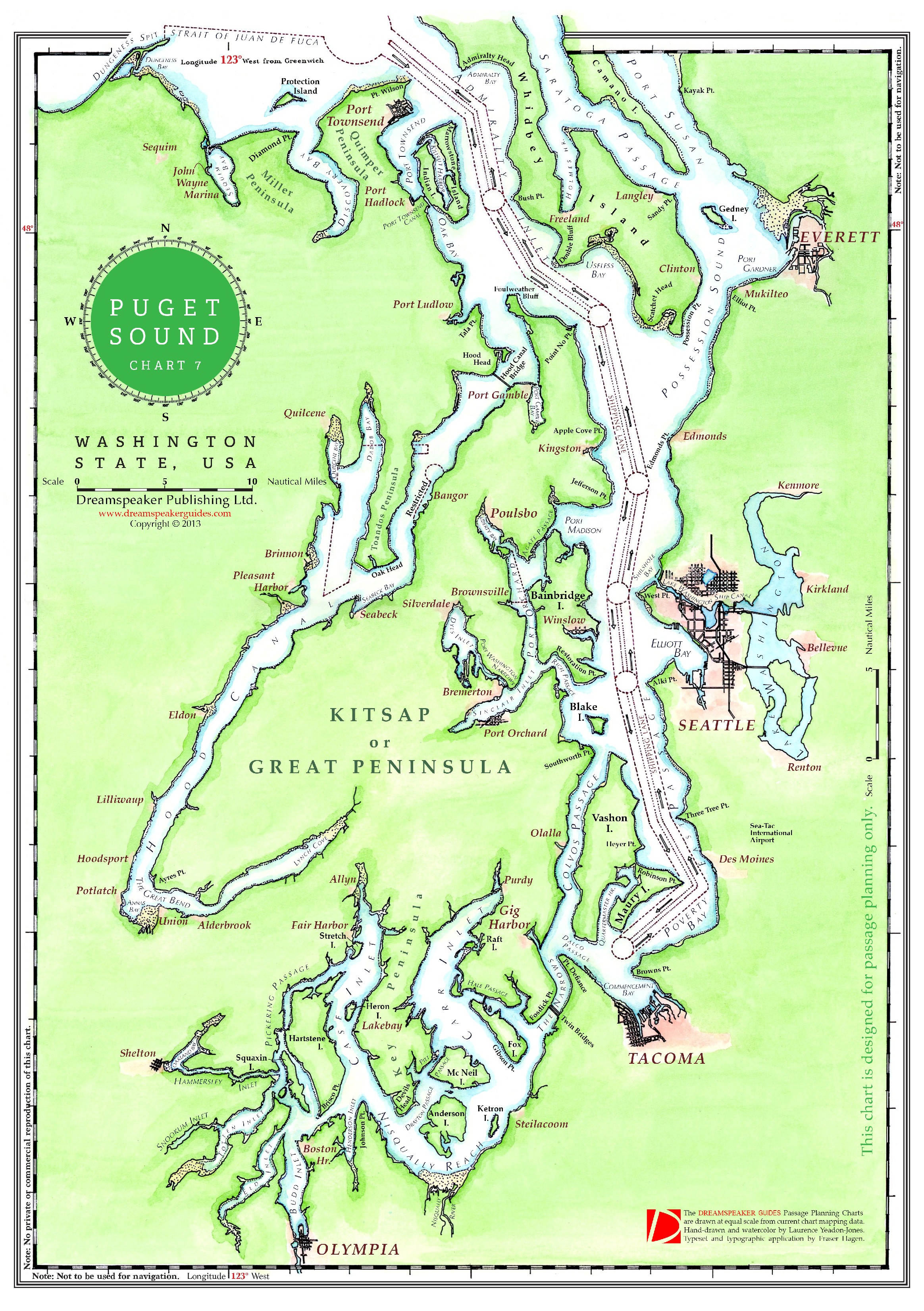 Puget Sound Sailing And Cruising Guide Dreamspeaker